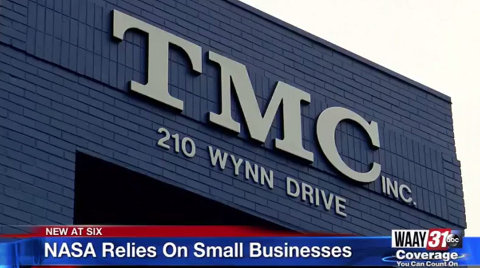 TMC on WAAY31: Huntsville Company that Played Part in Apollo Missions Again - TMC Corp